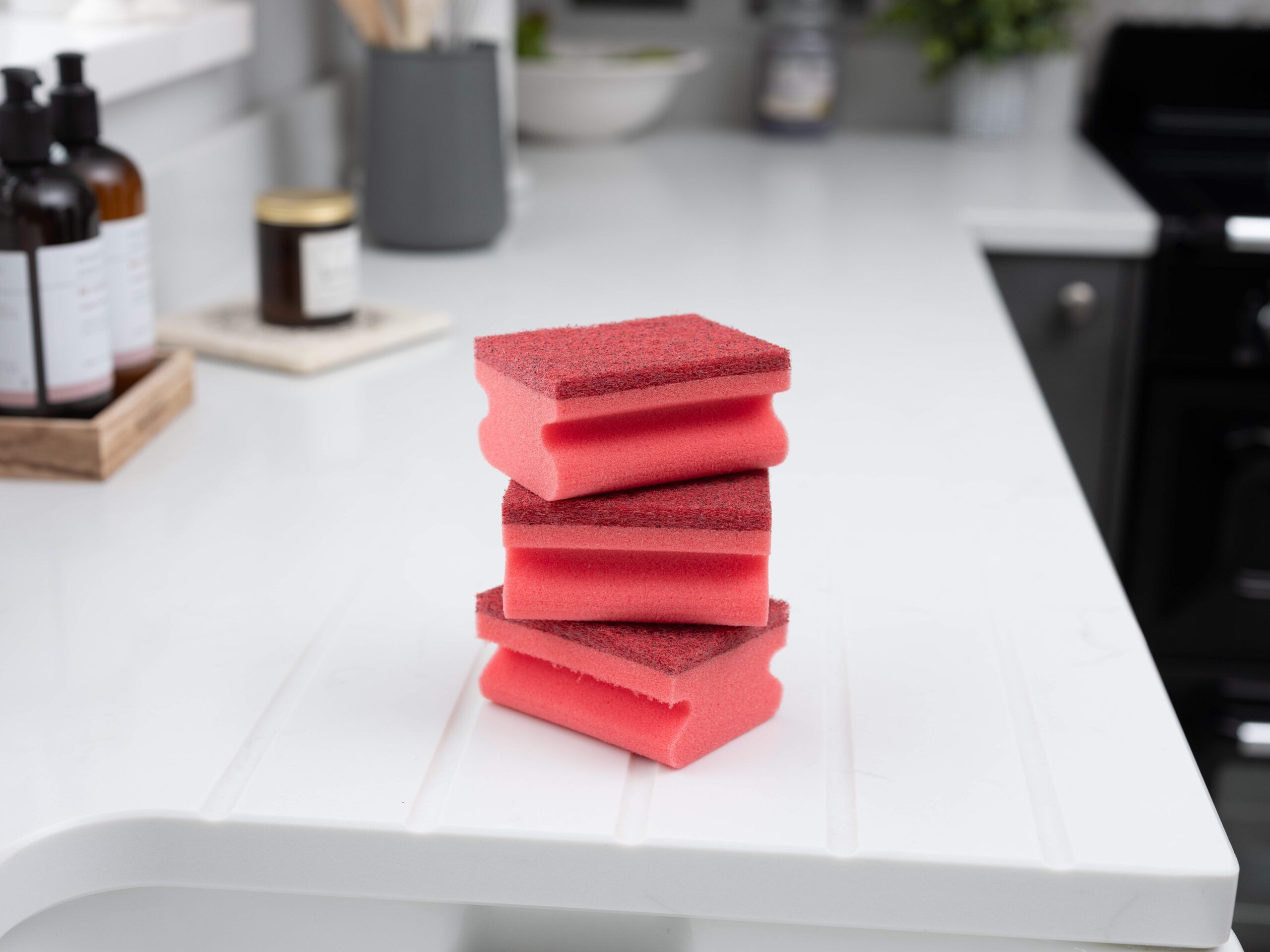 Addis Fairy Dual Sponge Scourer with Crystals 3PK (518941)