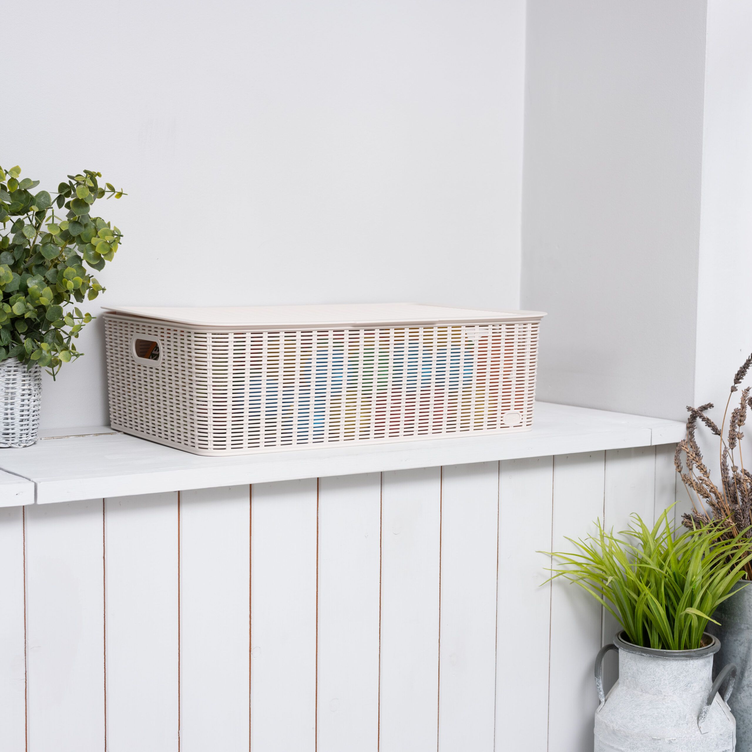 Addis Rattan Storage Box with Lid (519344)